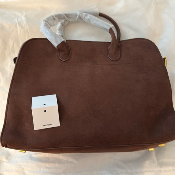 Bags | Brand New Brown Suede Purse The Row | Poshmark